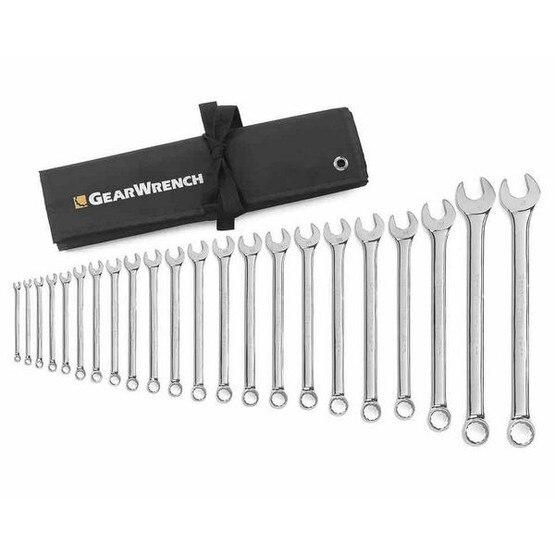 Gearwrench 81916 22-pc. Long Pattern Combination Non-ratcheting Wrench ... Gearwrench 81916 22-pc. Long Pattern Combination Non-ratcheting Wrench ...